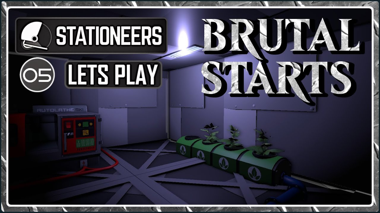 Die ersten Pflanzen wachsen! - BRUTAL STARTS MIMAS - 05 - Stationeers ...