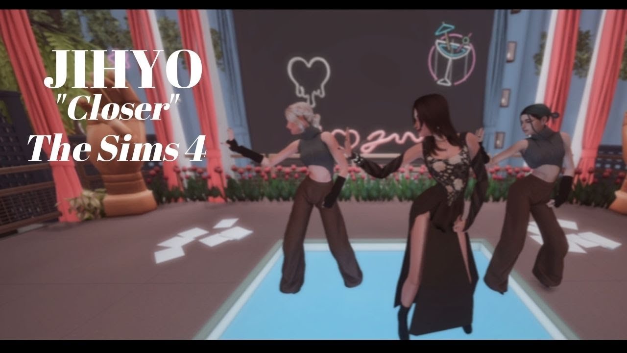 JIHYO "Closer" / The Sims 4 Dance Video - YouTube