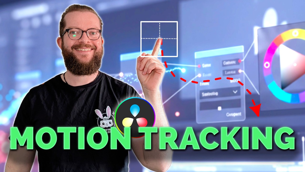 DaVinci Resolve Tracking: Text & Grafiken in Fusion verfolgen (Anfänger ...