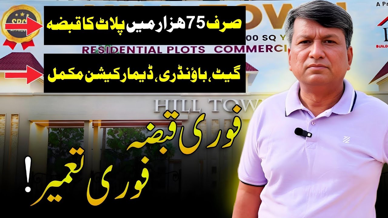 Hill Town | APNA PLOT KHAWAB NAHE HAQEEQAT | 80 120 & 200 SQY ...