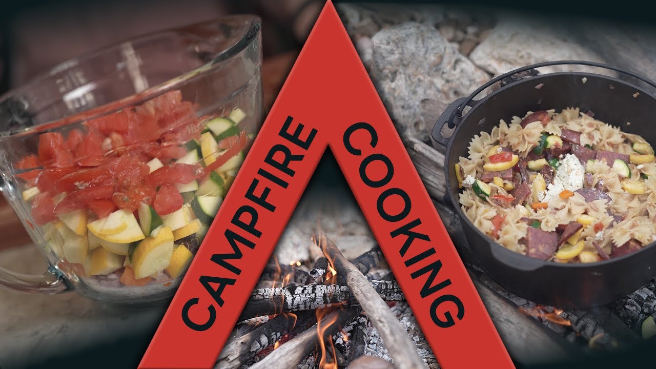 Kayak Camp Cooking - Pasta Primavera - YouTube