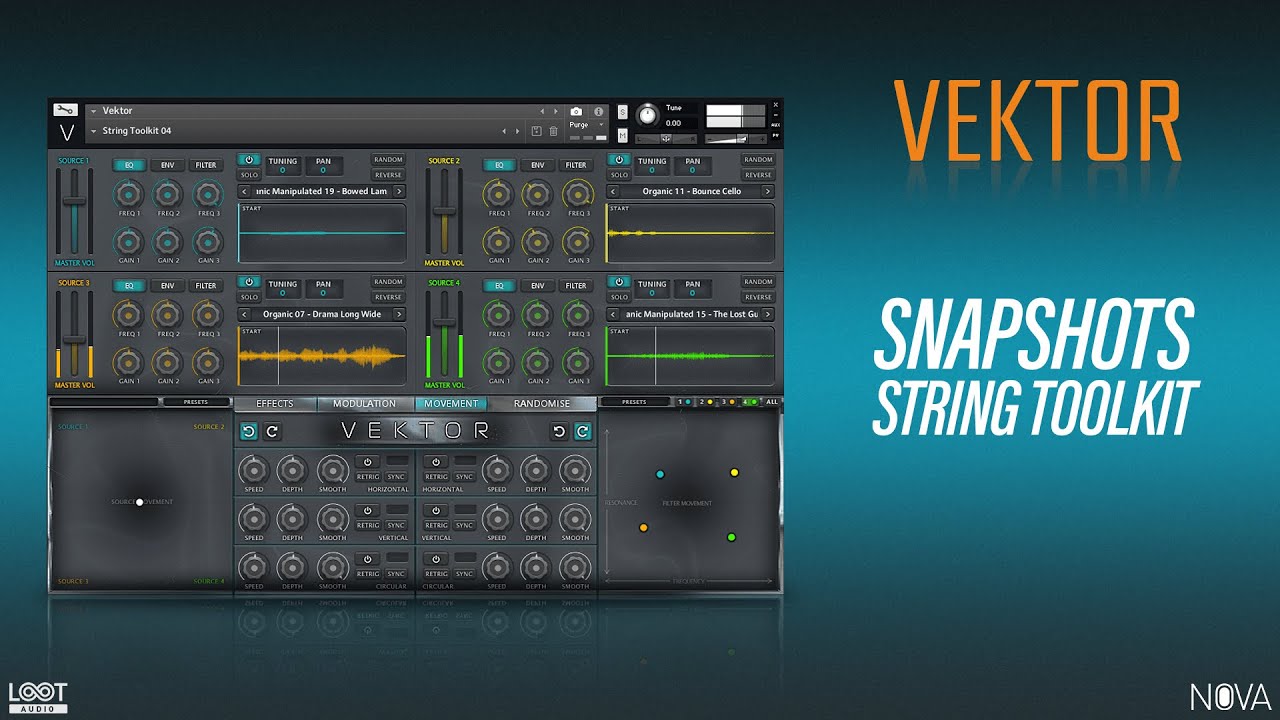 Vektor // String Toolkit Snapshots // Unique String-Based Cinematic ...
