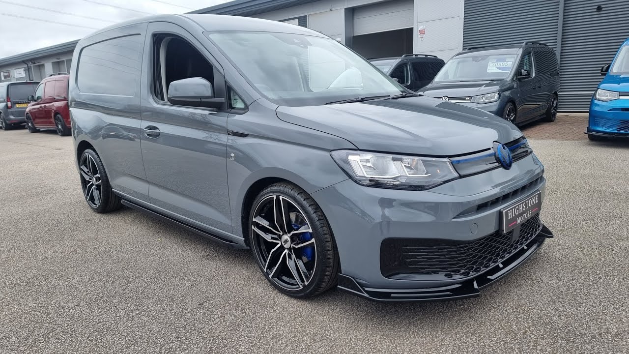 vw caddy mk5 sportline edition r modified Lowered alloys splitter ...