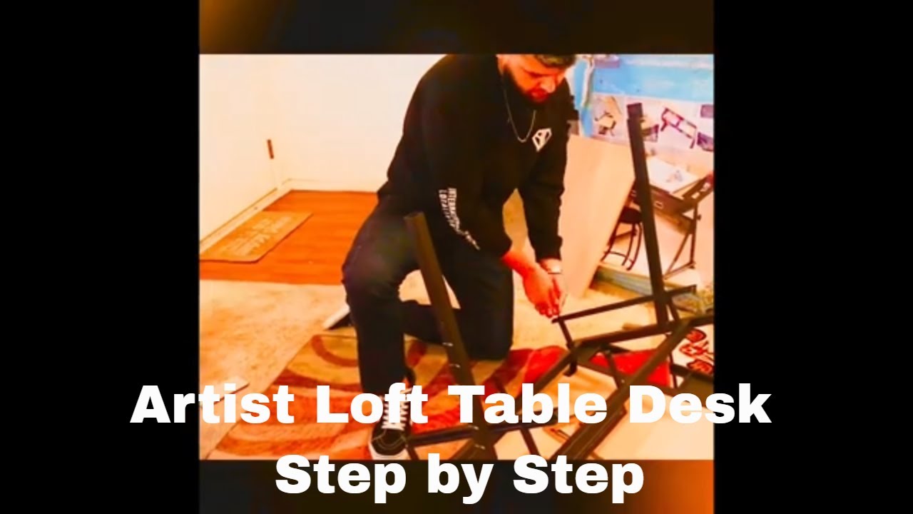 Artist Loft Table 💖 Step by Step Assembling # ...