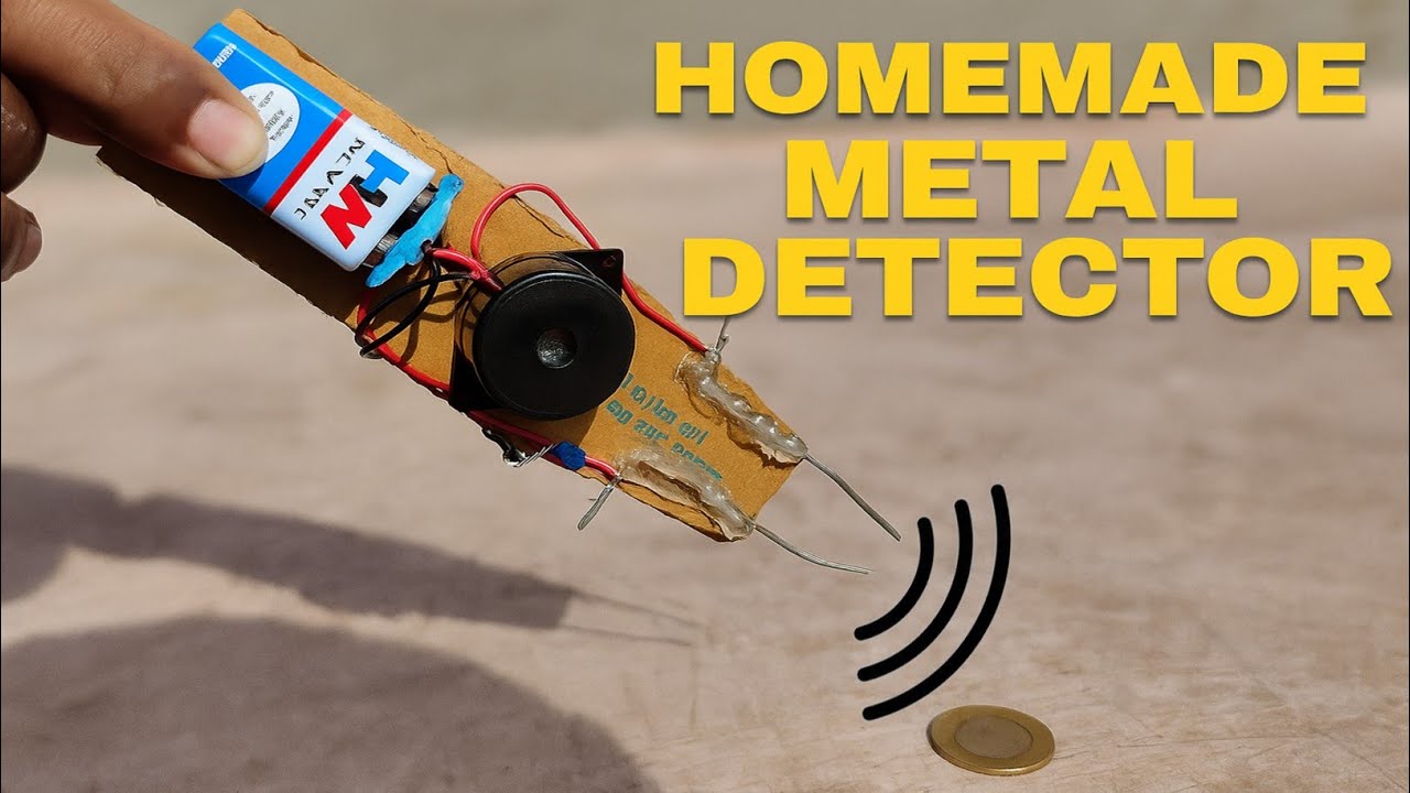 How To Make METAL DETECTOR for Science Project | How to Make Metal ...