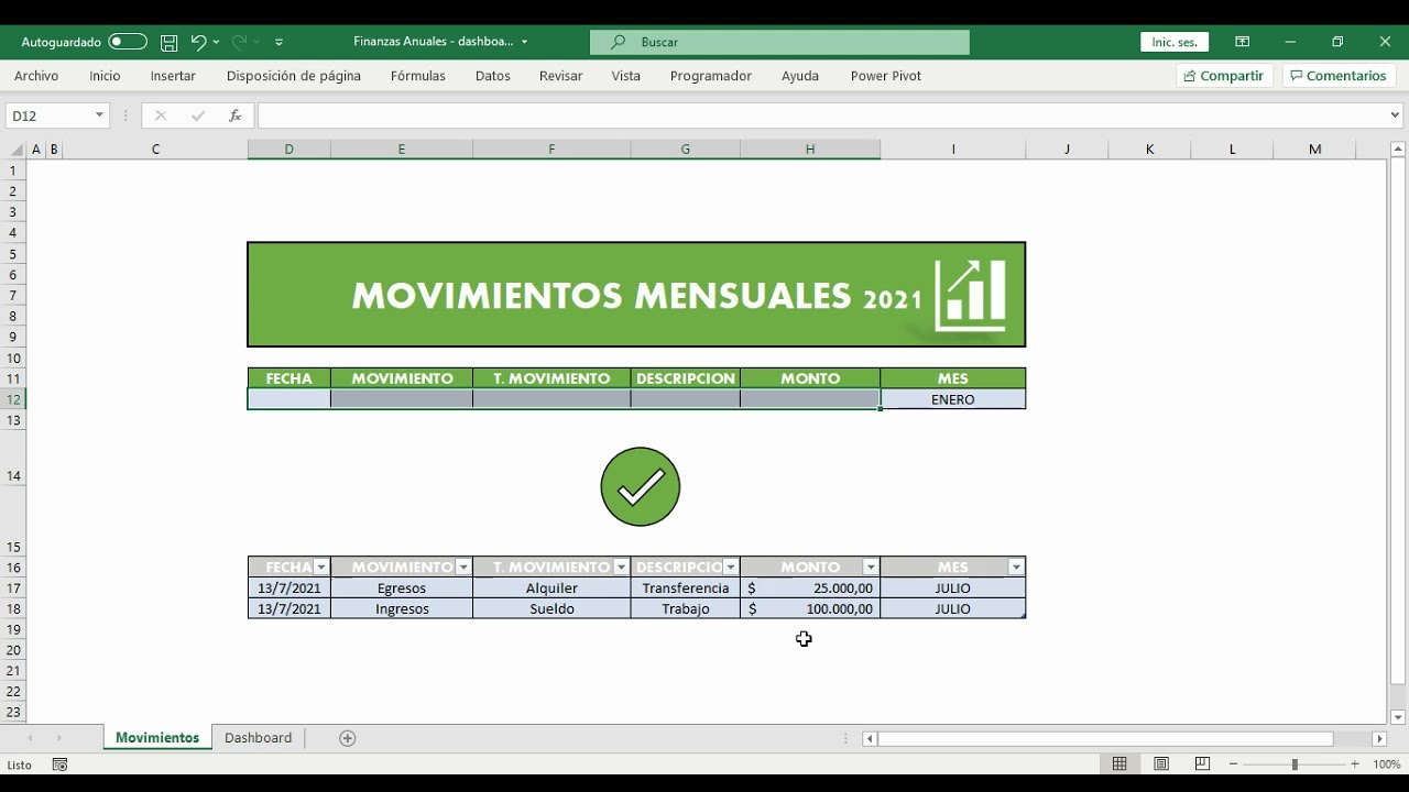 Finanzas personales - Balance de Ingresos y Egresos - YouTube