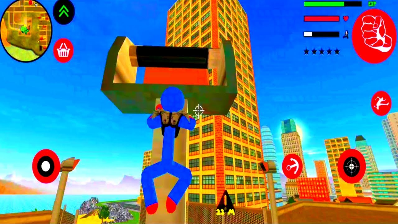 Secret Adventure Marvel Epic Stickman Rope Hero Spider #Game - YouTube