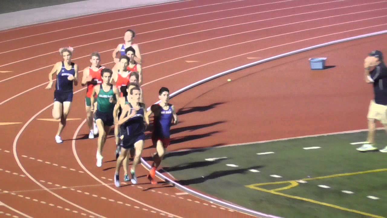 Boys 1600m 2016 District 16 6A Track Meet - YouTube