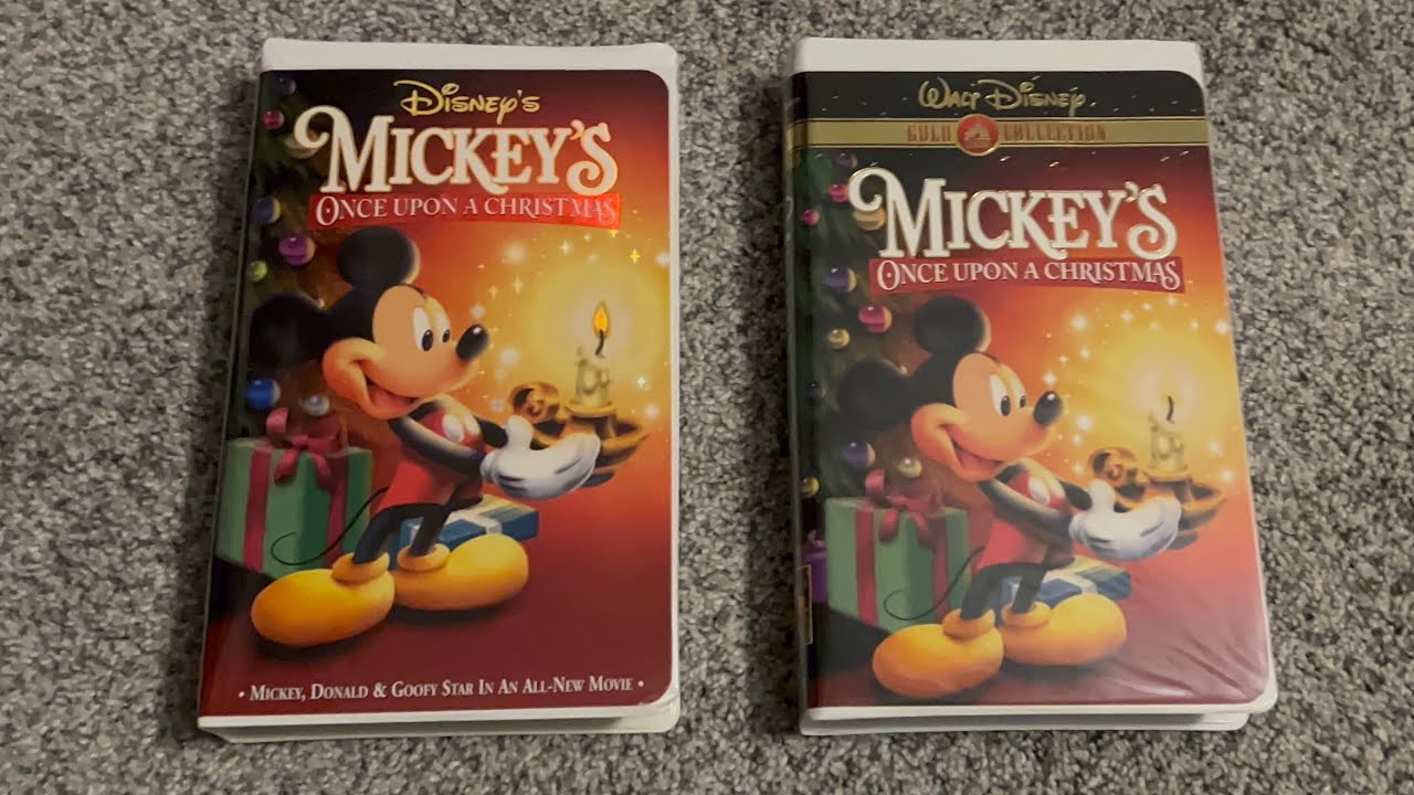 2 Different VHS Versions of Mickey’s Once Upon A Christmas (1999) - YouTube