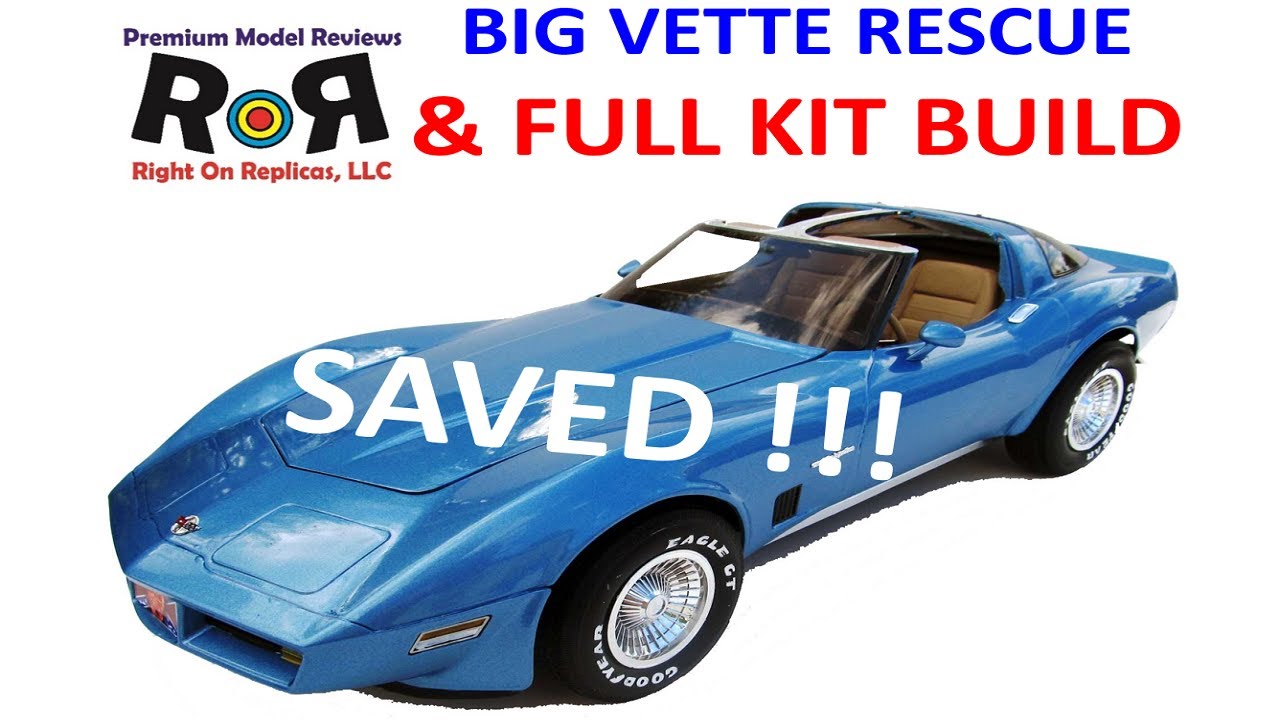 Big 1:8 scale Vette Kit Rescue and Full Build - YouTube