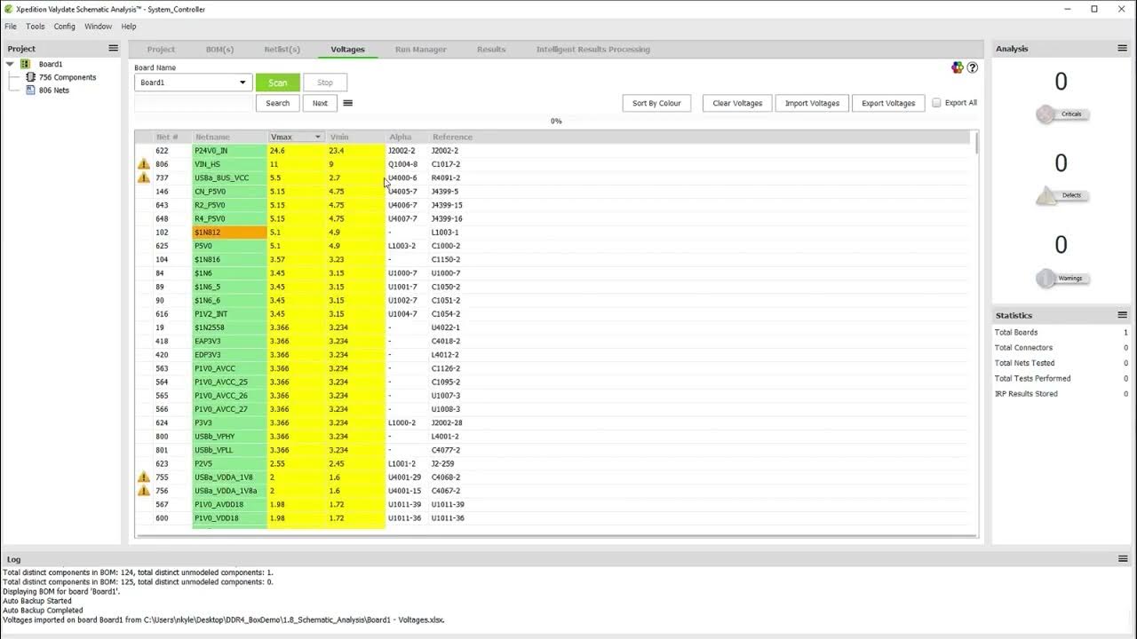 Verifying the schematic early using the schematic analysis tool in ...