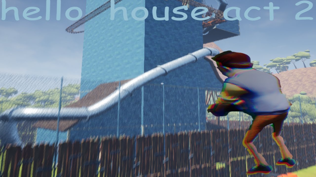Hello Neighbor mod hello house act 2 - YouTube