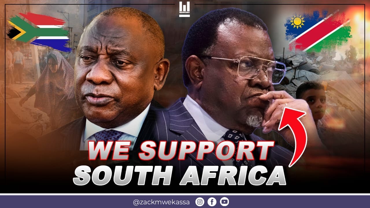 NAMIBIA ATTACKS GERMANY TO DEFEND SOUTH AFRICA - YouTube