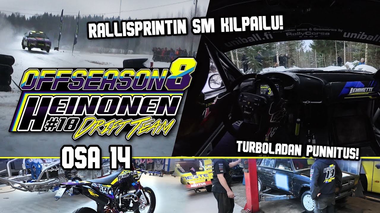 Heinonen Drift Team OFFSEASON 8: 14 #SMRALLISPRINT - YouTube