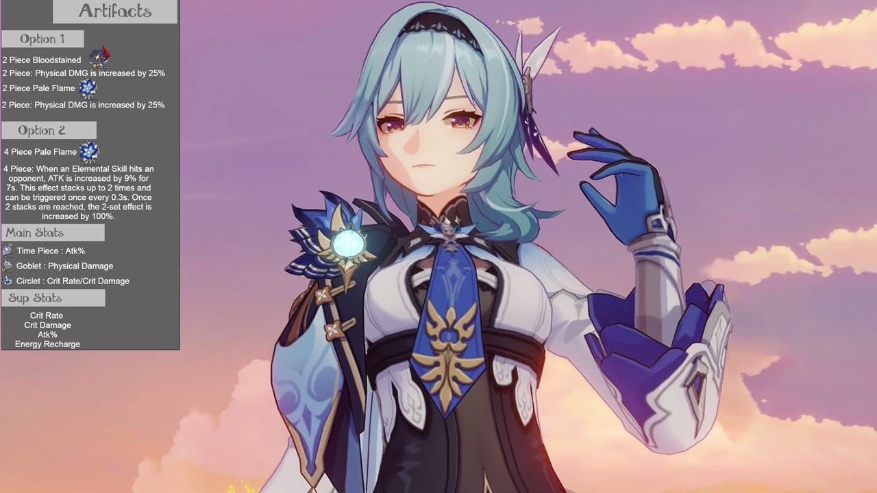 Full Guide on how to build Eula in less Than 2 minutes - Genshin Impact ...