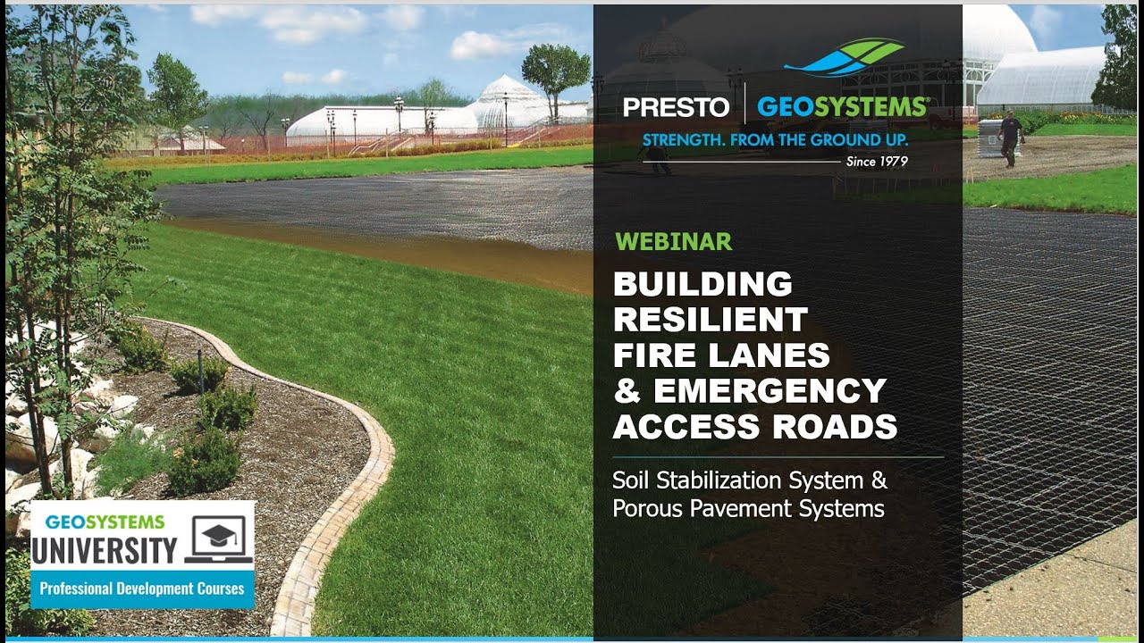 Building Resilient Fire Lanes and Emergency Access Roads with Geocells ...
