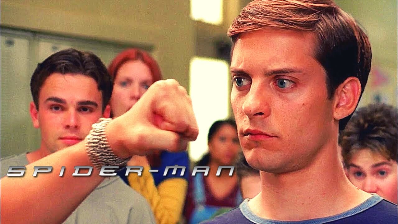 SPIDER-MAN (2002) | Peter Parker vs Flash Scene | Video Clip HD ...