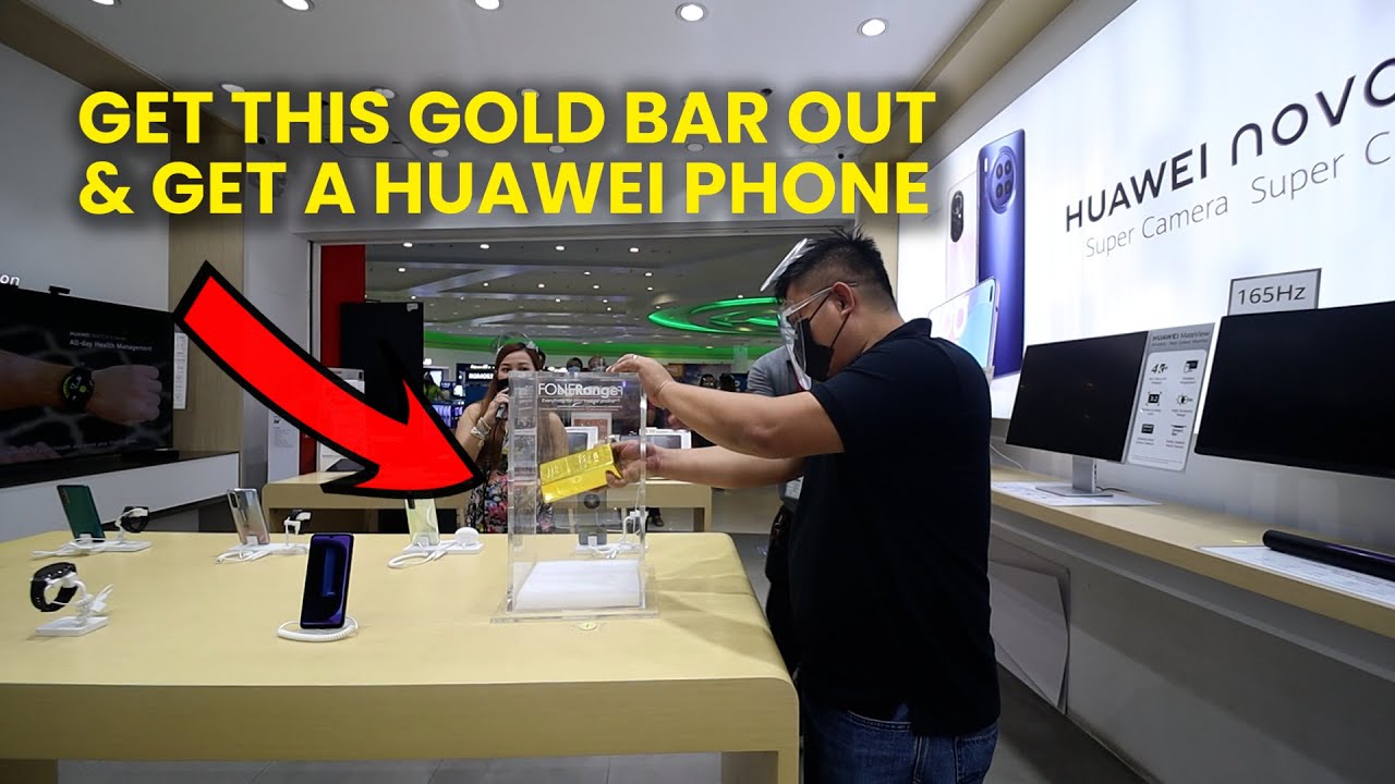 FREE Huawei Phone when you get the gold bar out | Huawei SM City ...