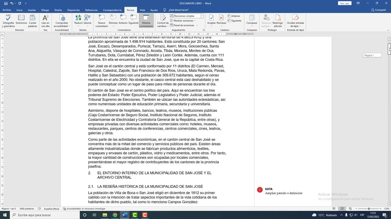 CURSO MICROSOFT WORD 2019 - 11 "REVISAR" - YouTube