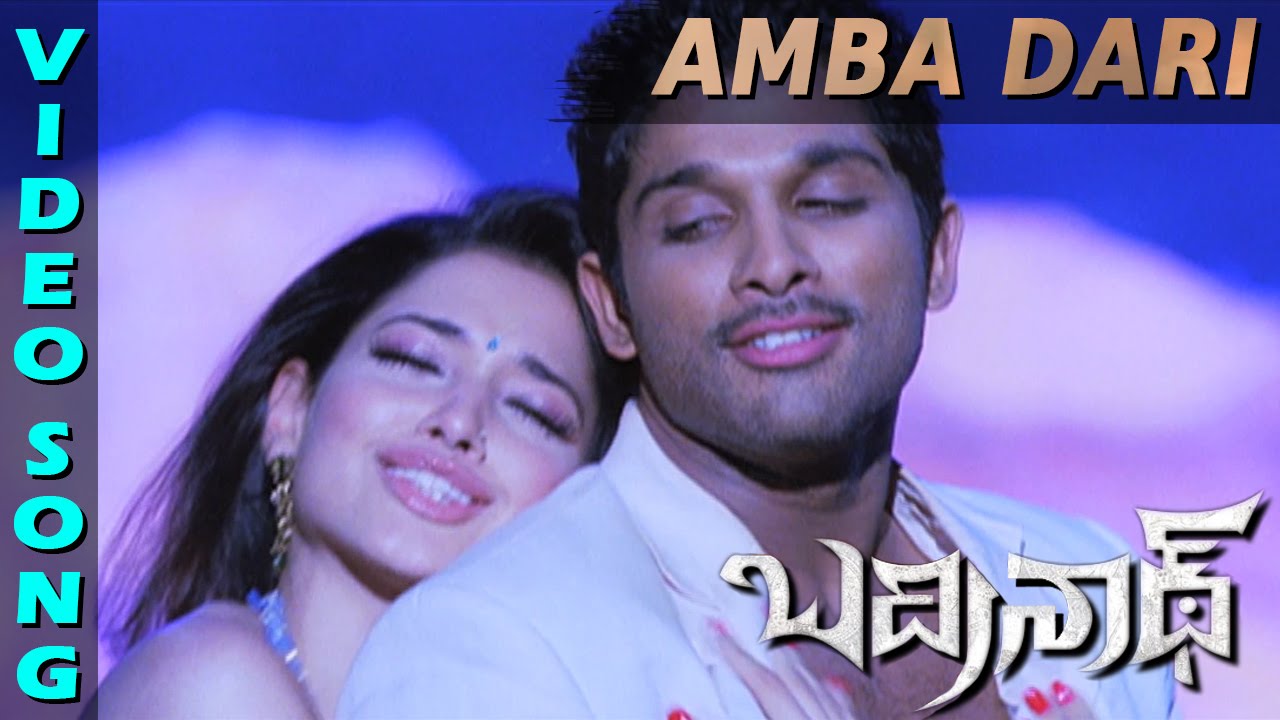 Ambadari Full Video Song | Badrinath Movie | Allu Arjun, tamanna - YouTube
