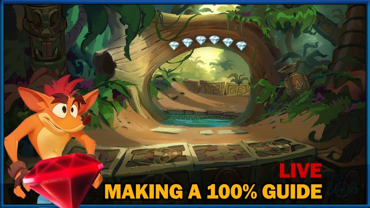 Crash 4 - Working on 100% Trophy Guide Videos LIVE (Gameplay and ...