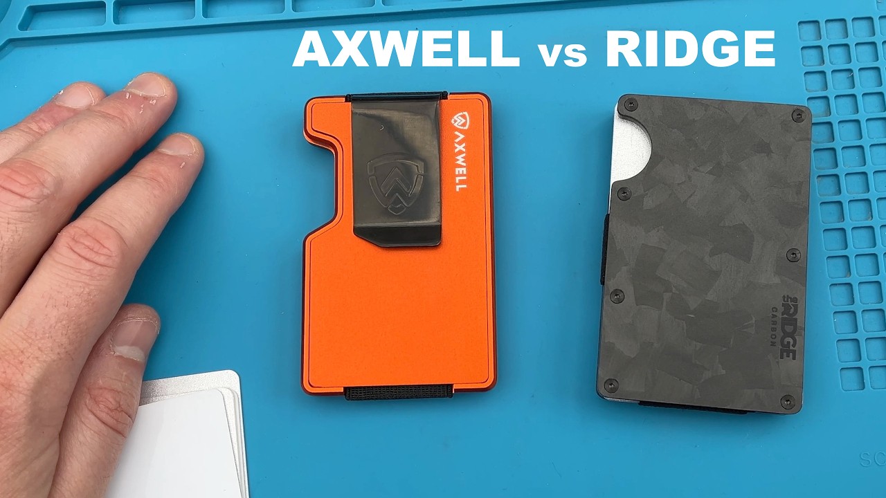 Axwell vs Ridge Wallet: x3 RFID Blocking Wallets (EDC Review) - YouTube