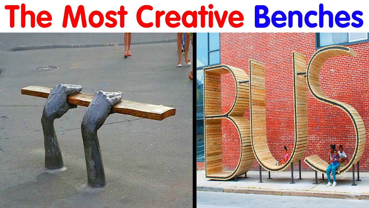The Most Creative Benches And Seats Ever - YouTube