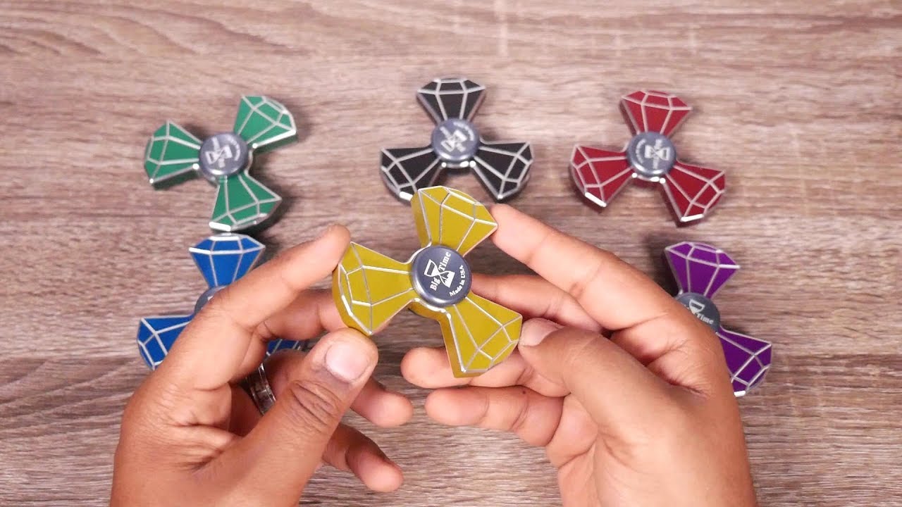 Big Time Fidget Toys- Diamond Fidget Spinner Review + Givewaway ...