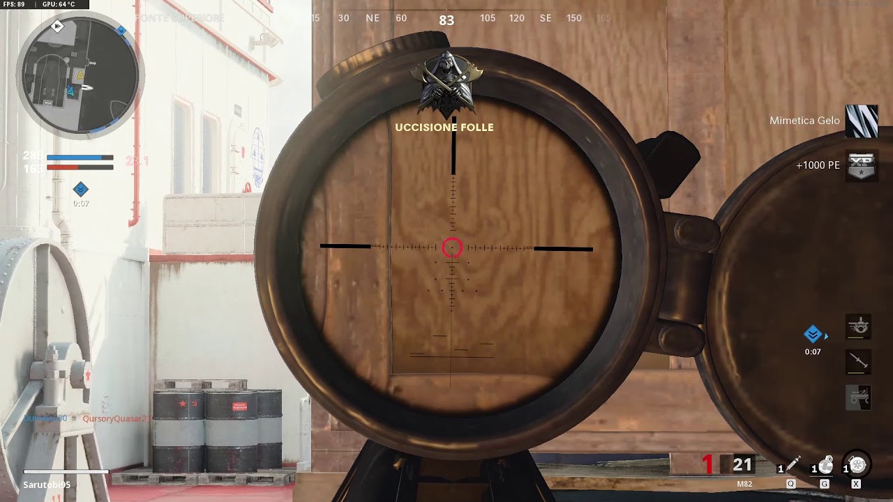 Call Of Duty Cold War Multikill (x9) M82 SNIPER - YouTube
