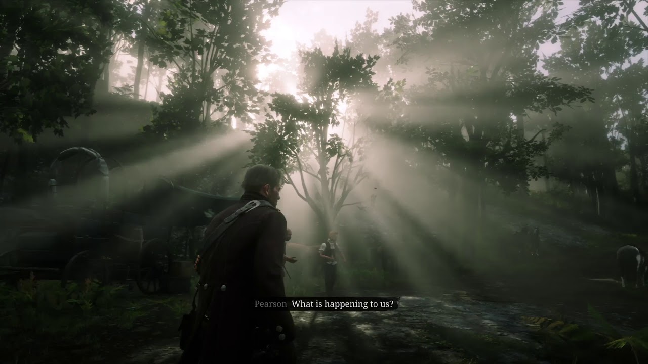 Red Dead Redemption 2 : Walking around the last camp location - YouTube