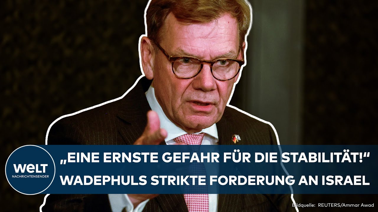 GAZA: "Ernste Gefahr für die Stabilität!" Außenminister Wadephuls ...