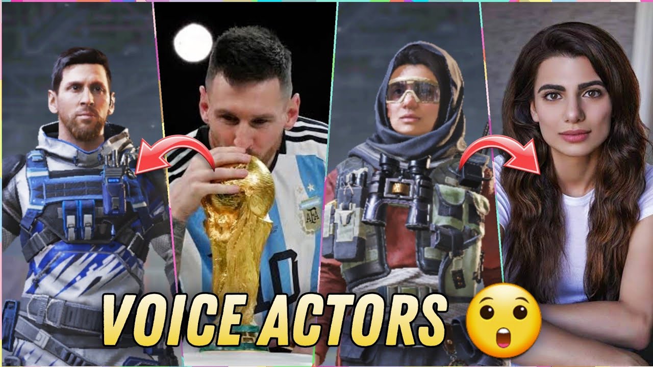 All Characters voice ACTORS of Call of duty mobile | Messi, Ghost ...