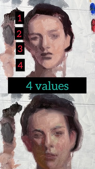Striking Oil Portrait: Mastering 4 Values - YouTube