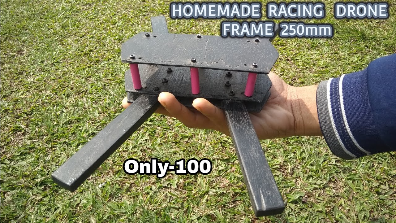 HOW TO MAKE A HOMEMADE RACING DRONE FRAME - YouTube