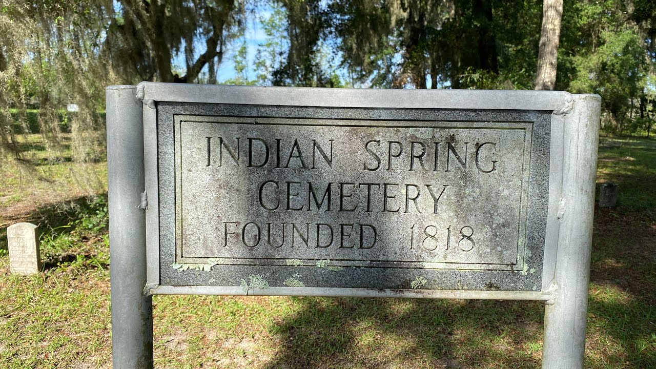 Indian Springs Cemetery in the middle of cattle country - YouTube