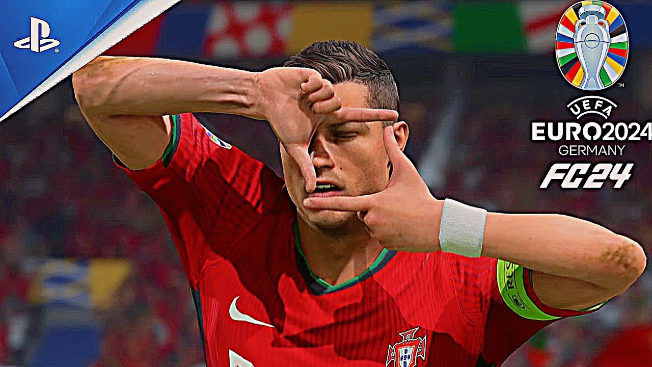 Fantastic EURO gameplay in FC24 🌟 | Ronaldo's best goals | ps5 ...