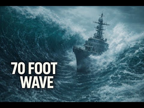 What Happens When a 70 Foot Wave Hits a Warship? - YouTube