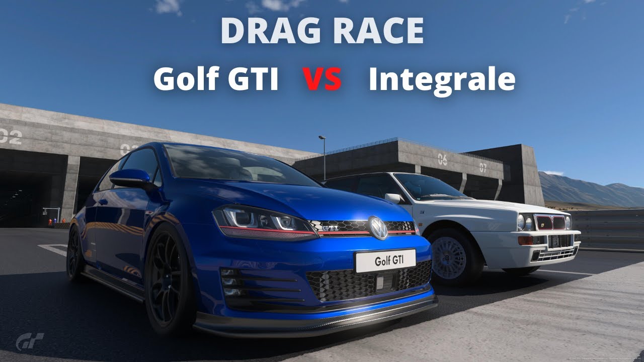 DRAG SERIES Golf GTI vs Delta Integrale 🔥🔥 GRAN TURISMO 7 - YouTube