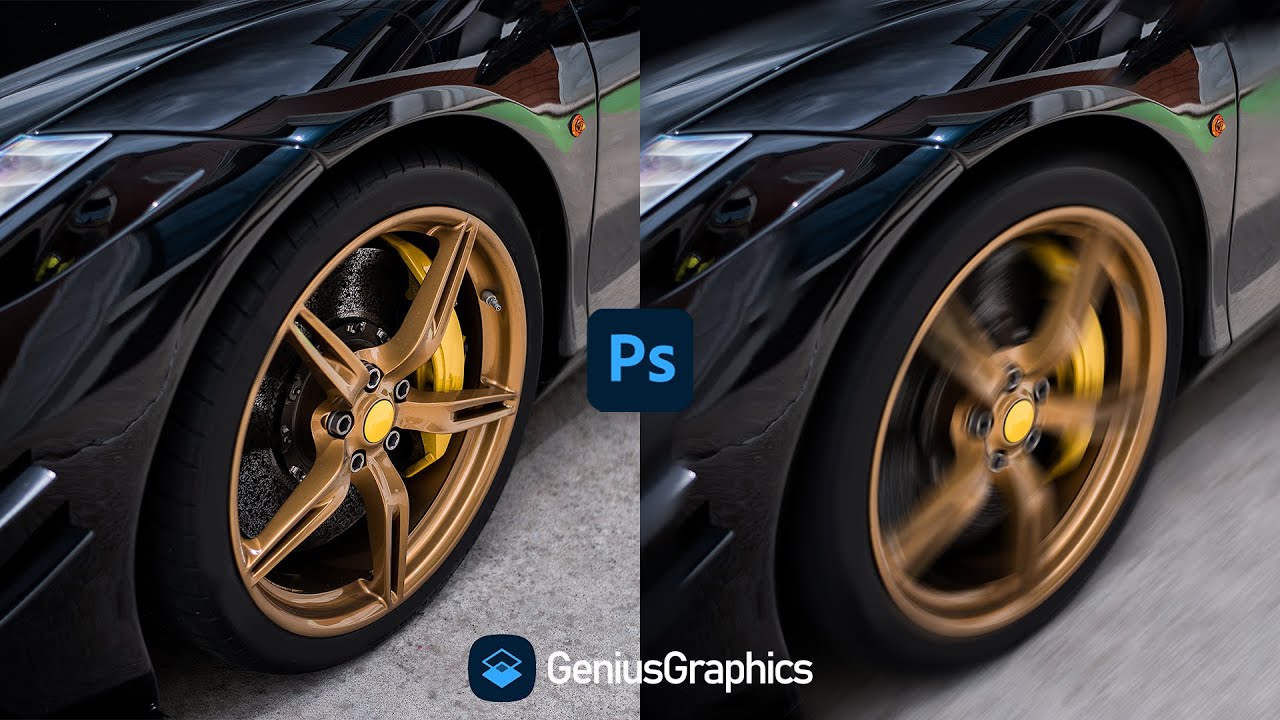 Spin and Path blur effect in Photoshop - YouTube