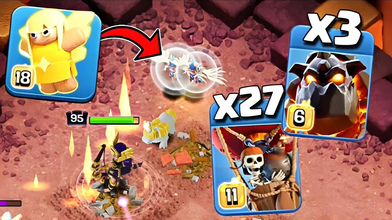 SUI into HEALER PUPPET Qc Lalo in CWL Attacks | Clash of Clans Best ...