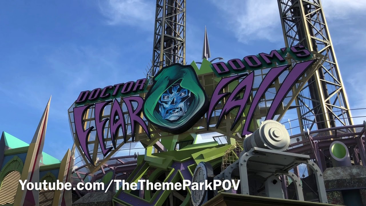 Doctor Doom’s Fear Fall (Off-Ride) at Universal’s Islands of Adventure ...