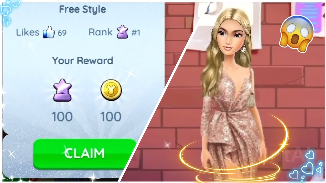 OMG - I won 100 coins!! - Super Stylist Fashion Contest # ...