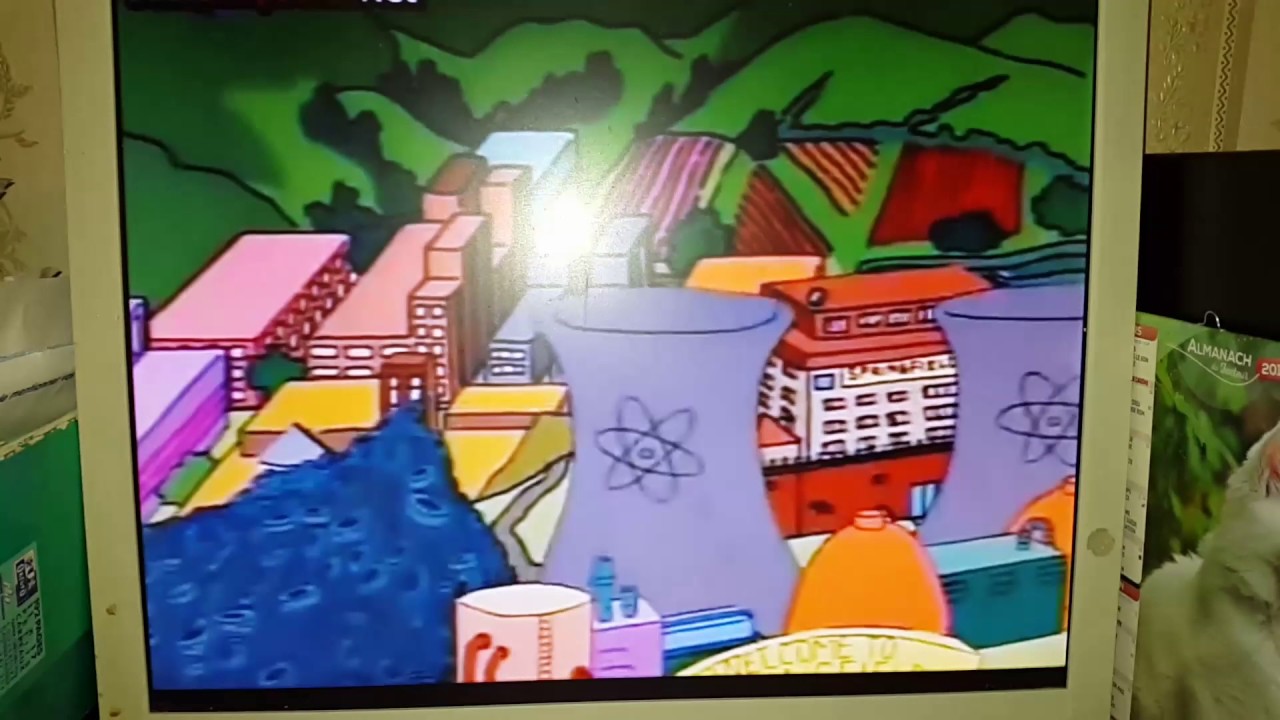 The Simpsons intro slow motion - YouTube