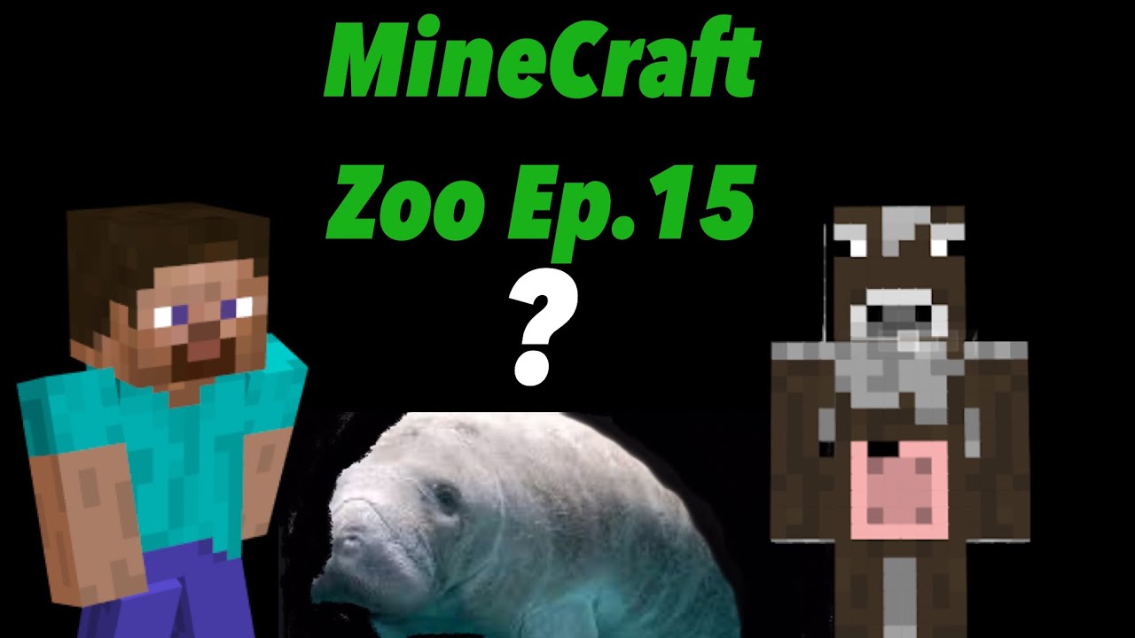 MineCraft ZOO pt15 (manatee enclosure) - YouTube