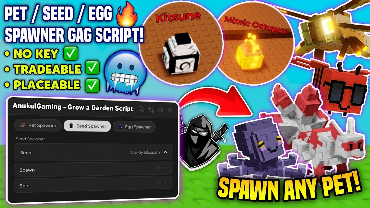 [👨‍🍳] COOKING UPDATE Pet & Seed & Egg Spawner! 🔥 Grow a Garden 🌶️ ...