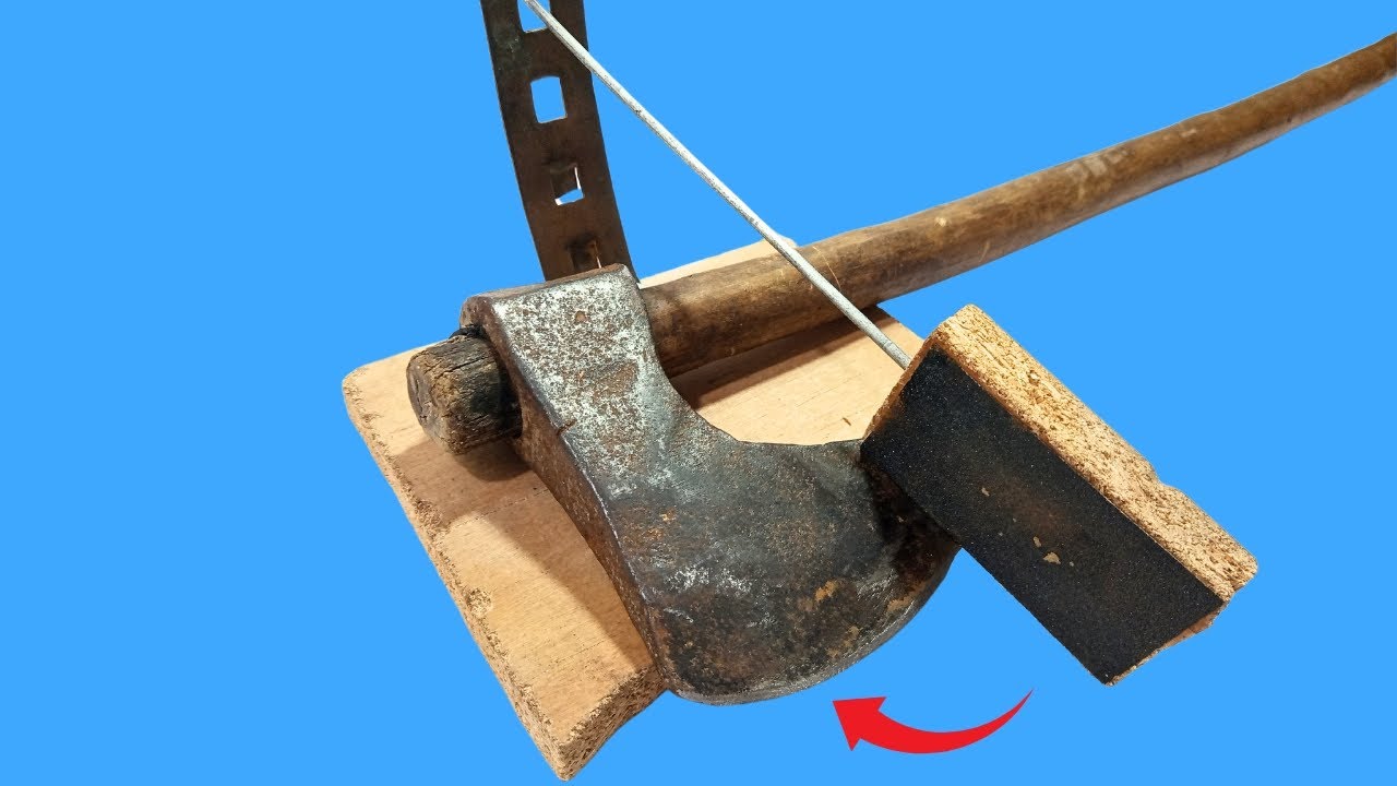 Sharpen Your Ax to a Razor-Sharp in Just Few Minutes – DIY Inventor ...