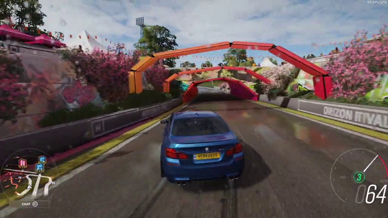 Fh4 BMW M5`12 Driving 1080p 60fps max settings - YouTube