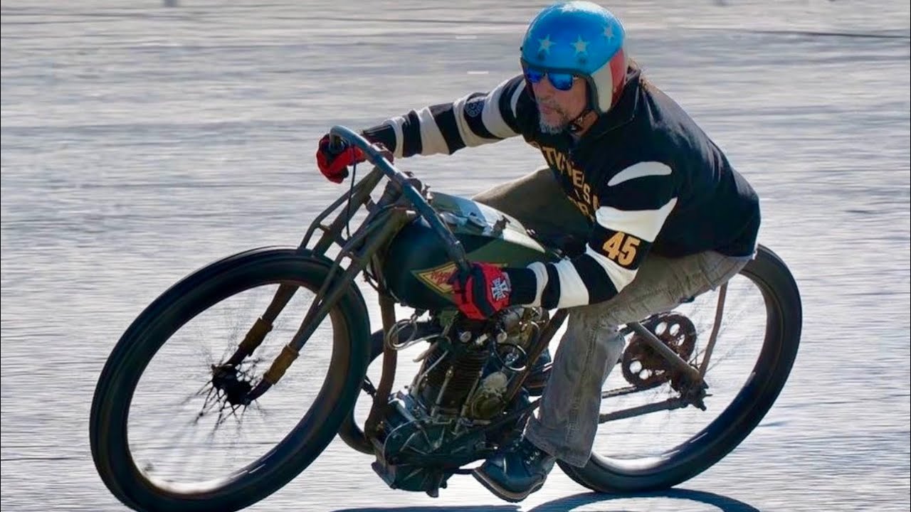 Billy Lane Sons of Speed Vintage Outlaw Motorcycle Racing Daytona Bike ...