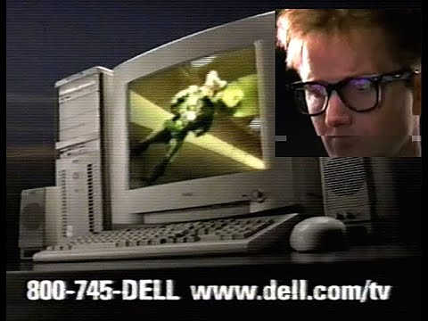 1997 Dell Computers sci-fi rollerblades TV commercial - YouTube