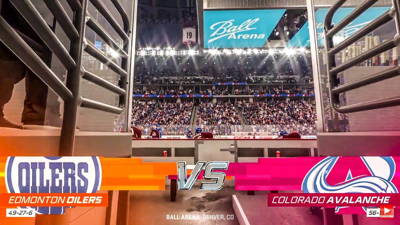 Edmonton Oilers vs Colorado Avalanche 4/11/2023 NHL 23 Gameplay - YouTube